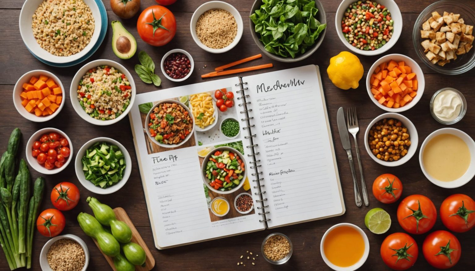 Comment suivre un plan de repas avec des recettes diététiques - Perdre ...